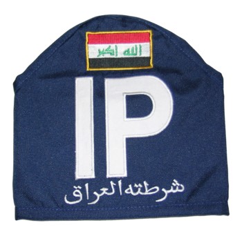 Iraqi police sleeve patches, Iraqi police shoulder boards